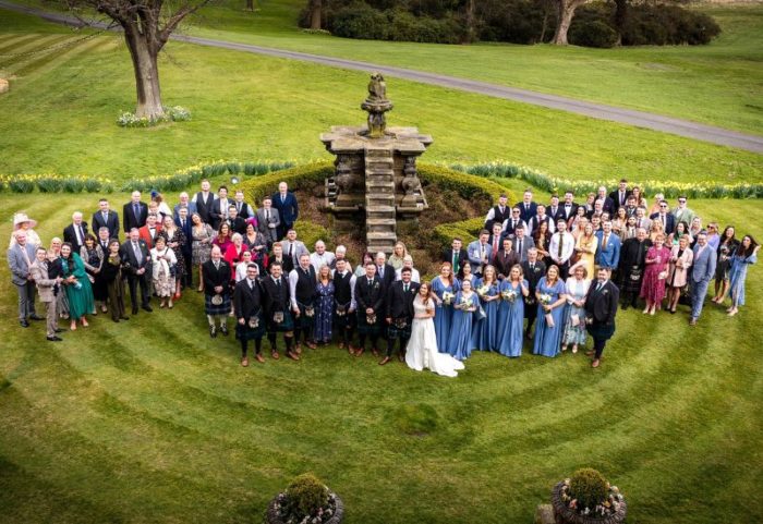 Real Wedding: Fiona and Shaun, April 2022 - Dundas Castle