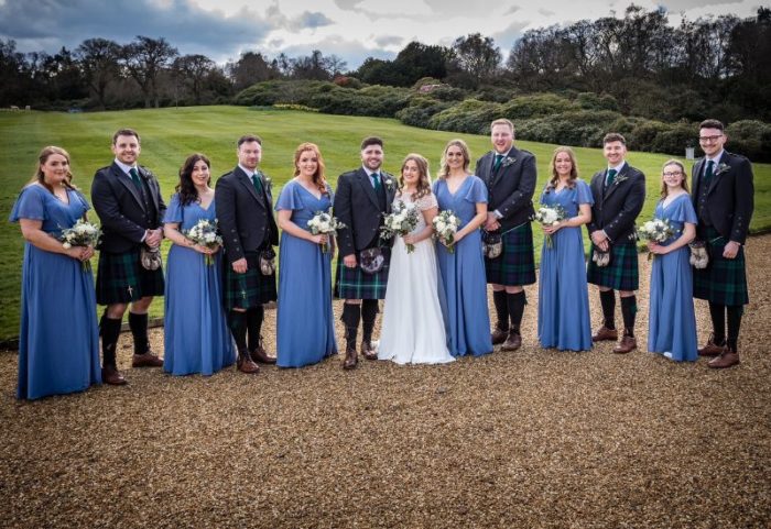Real Wedding: Fiona and Shaun, April 2022 - Dundas Castle